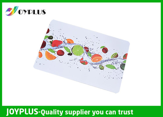 China Custom Print Elegant Placemats Dining Table , Washable Table Mats HKP0110-12 supplier