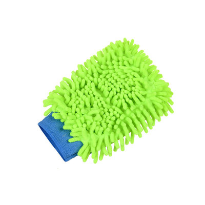 Microfiber Chenille Car Cleaning Glove Mitt / Quick Dry Car Cleaning Glove / Car Wash Mitt supplier