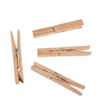 Multi Function Wooden Clothes Pegs / High Laundry Clip Windproof HPG224 supplier
