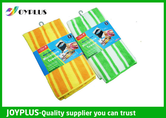 Classical Custom Microfiber Cleaning Cloth / Microfiber Mop Cloth High Density supplier