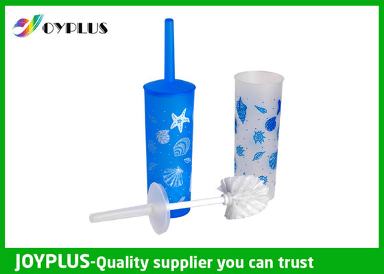 Plastic Bathroom Cleaning Items Round Toilet Brush Easy Cleaning HT1065 supplier