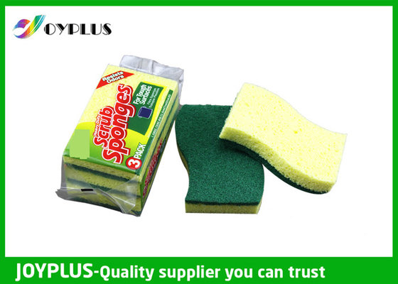 Various Shape Kitchen Cleaning Pad Cellulose Sponge Scourer Antibacterial supplier