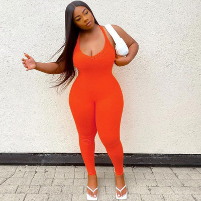Made in china new Wholesale Custom Unique Design Quality Cross shoulder straps Jumpsuit Fitness & Yoga Wear Training tracksuits