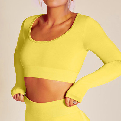 Women's Sportswear Sports Gym Legging Seamless Fitness vest suspenders long sleeves Yoga Suit high waist pants Training Wear