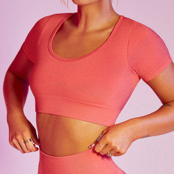 Women's Sportswear Sports Gym Legging Seamless Fitness vest suspenders long sleeves Yoga Suit high waist pants Training Wear