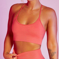 Women's Sportswear Sports Gym Legging Seamless Fitness vest suspenders long sleeves Yoga Suit high waist pants Training Wear