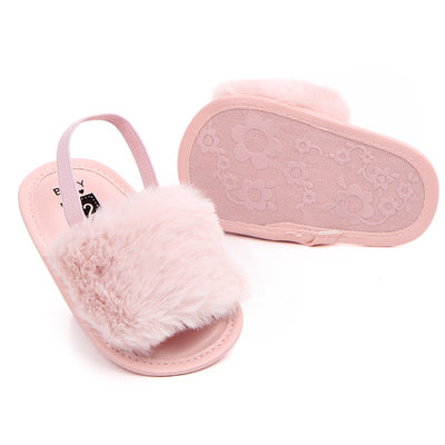 Soft Bottom Slipper Shoes Breathable Baby  Simple Elastic Band Sandals
