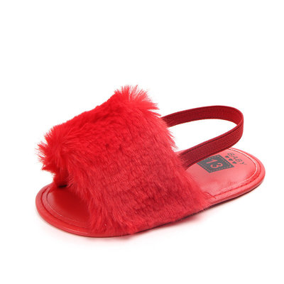 Soft Bottom Slipper Shoes Breathable Baby  Simple Elastic Band Sandals
