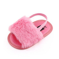 Soft Bottom Slipper Shoes Breathable Baby  Simple Elastic Band Sandals