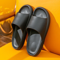 2021 New solid color sandals wholesale summer couples home bathing non-slip soft bottom simple slippers