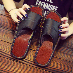 Breathable Waterproof  Men Cozy Slippers Indoor Linen Summer Non Slip