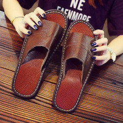Breathable Waterproof  Men Cozy Slippers Indoor Linen Summer Non Slip
