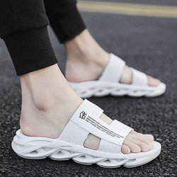 Soft Men Slippers Printing Slide Flat Non Slip  Lightweight Men Slippers