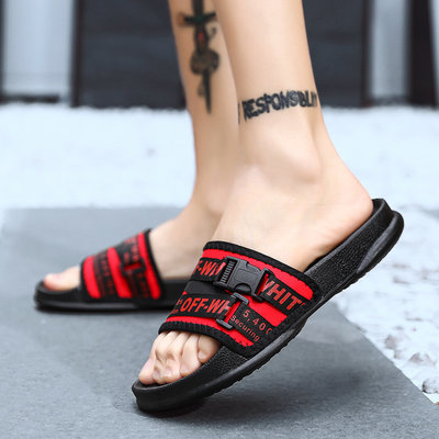 Latest Hot Sale Printing home indoor Shoes fashion new man sandal beach slide soft non-slip Slippers eva rubber sole