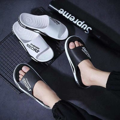 Indoor Soft Sole Men Flat Slide Non Slip Home Summer Sandals