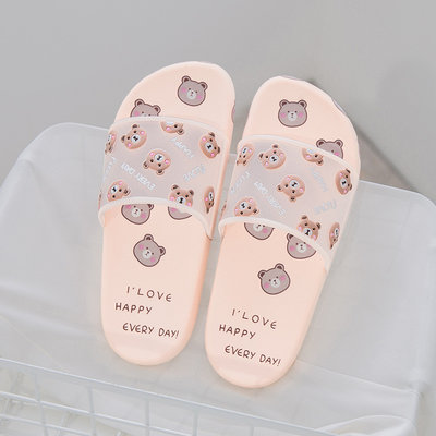 2022 New summer fashion PVC Material non-slip home sandals women cute Fruit Bathroom slide Slippers wholesale
