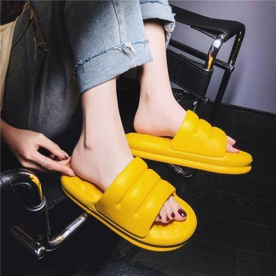 Wholesale fashion Slides Men Thick Sole non-slip Soft Indoor home Slippers in stock Sofa eva sandals women