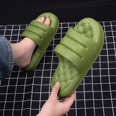 Wholesale fashion Slides Men Thick Sole non-slip Soft Indoor home Slippers in stock Sofa eva sandals women