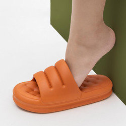 Wholesale fashion Slides Men Thick Sole non-slip Soft Indoor home Slippers in stock Sofa eva sandals women