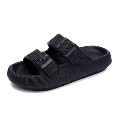 Solid Color Men Slippers Comfortable Thick Sole Men Slippers Non Slip