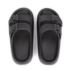 Solid Color Men Slippers Comfortable Thick Sole Men Slippers Non Slip