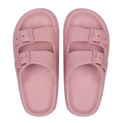 Solid Color Men Slippers Comfortable Thick Sole Men Slippers Non Slip