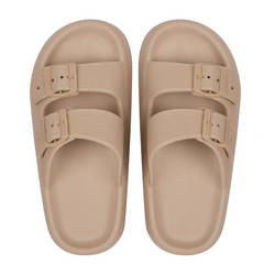 Solid Color Men Slippers Comfortable Thick Sole Men Slippers Non Slip