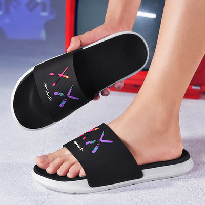 Wholesale Summer Fashion cute cartoon Couple slide Sandals Unisex soft sole Anti-slip Indoor home slippers for men