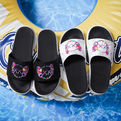 Wholesale Summer Fashion cute cartoon Couple slide Sandals Unisex soft sole Anti-slip Indoor home slippers for men
