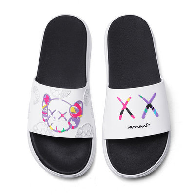 Wholesale Summer Fashion cute cartoon Couple slide Sandals Unisex soft sole Anti-slip Indoor home slippers for men