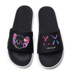 Wholesale Summer Fashion cute cartoon Couple slide Sandals Unisex soft sole Anti-slip Indoor home slippers for men