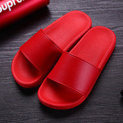 Breathable Men Slippers Pattern Solid Color PVC Material Non Slip Men Slippers