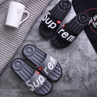 Summer Custom Fashion Letter Non Slip Slide Sandal Soft Sole