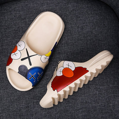 Beach Cartoon Men Cozy Slippers Home Indoo Thick Sole Non Slip