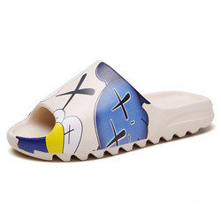 Beach Cartoon Men Cozy Slippers Home Indoo Thick Sole Non Slip