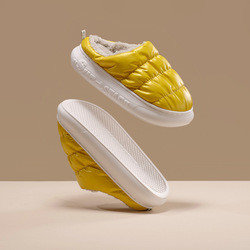 Wholesale Custom Light Weight Down Waterproof Home Indoor Shoes Simplicity Thermal Non-slip Outdoor Snow Slippers