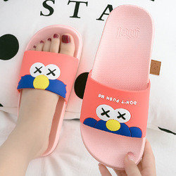 Factory price women summer sandals and slippers new cute couple home bathroom wear bath non-slip cheap indoor shoes