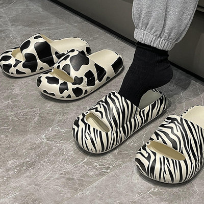 New design Summer Cute Pattern Light Weight Anti-slip For Indoor couple flat men Slippers eva sandals women