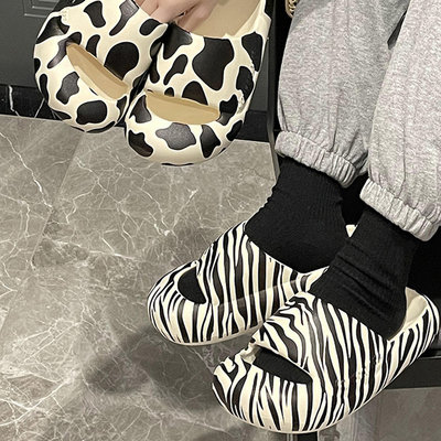 New design Summer Cute Pattern Light Weight Anti-slip For Indoor couple flat men Slippers eva sandals women
