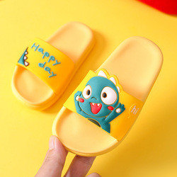 Custom Dinosaur slippers children cartoon cute animal boys and girls sandals soft sole non-slip kids beach shoes ladies shoes