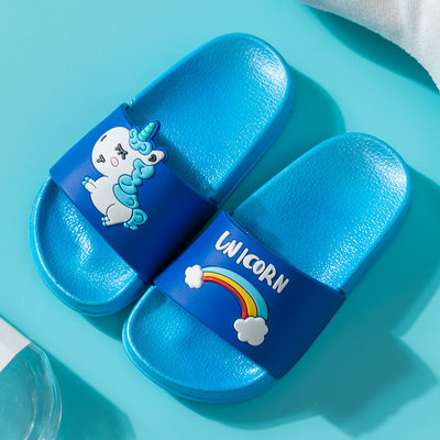 Cute Custom Summer Children Slipper Shoes Outdoor Soft Cartoon
