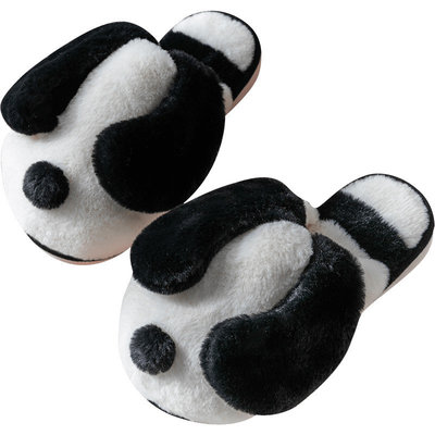 Women's Fluffy Slippers Ladies Home Shoes Cute Plush Dog Animal Fur Slippers ladies Casual Flat house Indoor Slippers