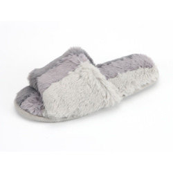 Winter Comfort faux fur Bedroom Fluffy Slide Warm House indoor Slippers for Women Open Toe