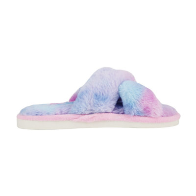 Women faux fur Warm Comfy Winter Slippers Fluffy Breathable home  Indoor  Slippers open toe shoes
