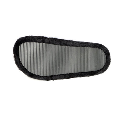 Winter Women fluffy Fur Slippers  Fuzzy outdoor indoor Slippers Open Toe shoes