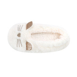 2021 Cute 3D Cat Warm Fuzzy Slippers Women Kawaii white Fluffy home Slippers ladies Rabbit hair house Shoes