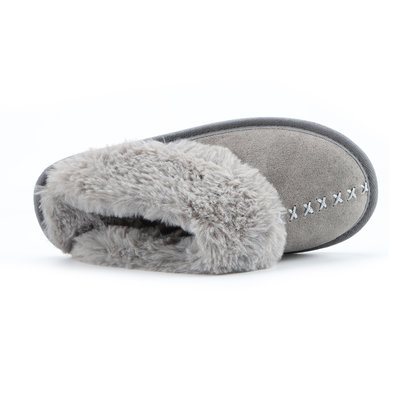 Comfy Faux Fur Women House winter Slipper Memory Foam Slip On Anti-Skid Sole