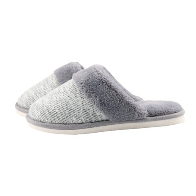 Women faux fur Warm Comfy Winter Slippers Fluffy Breathable  home Indoor Slippers