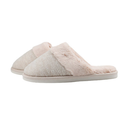 Women faux fur Warm Comfy Winter Slippers Fluffy Breathable  home Indoor Slippers