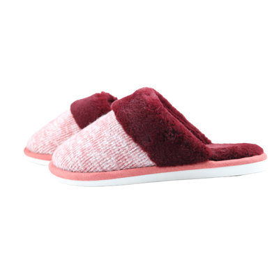 Women faux fur Warm Comfy Winter Slippers Fluffy Breathable  home Indoor Slippers